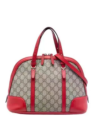 Gucci Small Gg Supreme Dome Satchel - Neutrals