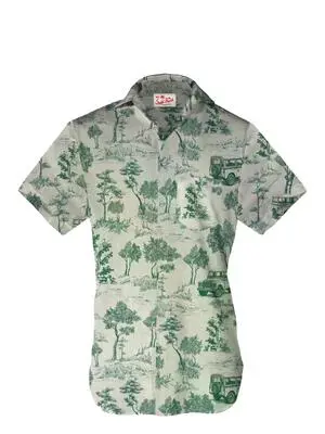 MC2 SAINT BARTH Toile Print Shirt - Neutrals