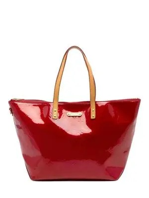 LOUIS VUITTON 2000-2020 Monogram Vernis Bellevue Gm Tote Bag - Red