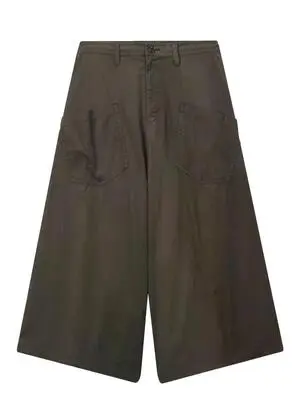 Y’s Wide Leg Trousers Brown