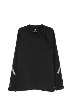 Adidas Reflective-detail Performance Sweatshirt - Black
