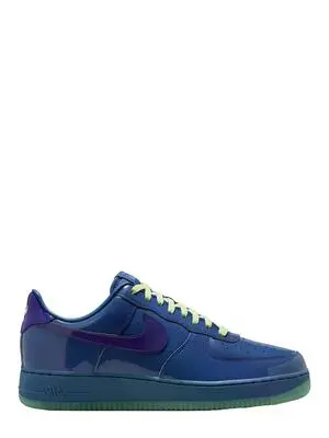 Nike Air Force 1 Low Patent-leather Sneakers - Blue
