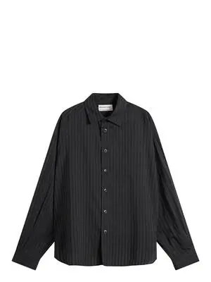 APPLIED ART FORMS Soho Stripe Shirt Black