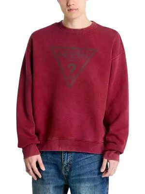 Guess Logo-print Sweatshirt - Red