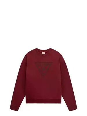 Guess Logo-Print Sweatshirt Red