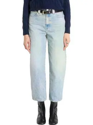 Tommy Hilfiger Light-wash Barrel Jeans - Blue