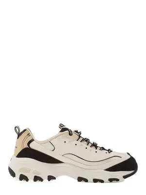 Sketchers D'Lites Panelled Sneakers Neutrals