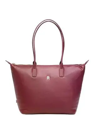 Tommy Hilfiger Logo-plaque Tote - Red