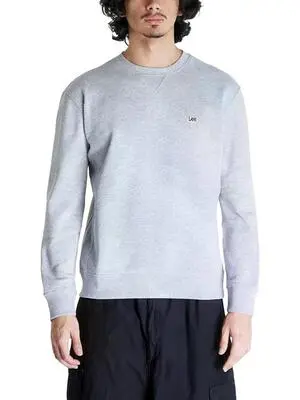 LEEM Logo-patch Crew-neck Sweatshirt - Grey