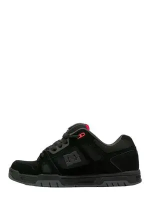 DC SHOES Panelled Logo-patch Sneakers - Black