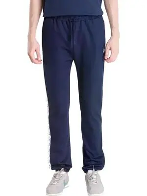 Fred Perry Laurel Wreath-tape Track Pants - Blue