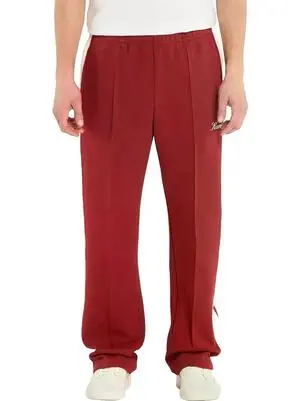 KARL KANI Side-stripe Track Pants Red
