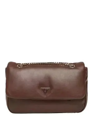 Guess Sunetra Padded Shoulder Bag - Brown