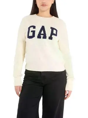 Gap Logo-detail Sweater - Neutrals