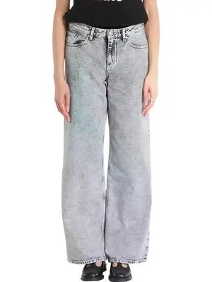 Karl Lagerfeld Acid-wash Wide-leg Jeans - Grey