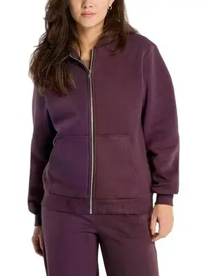 URBAN CLASSICS Zip-up Hoodie - Purple