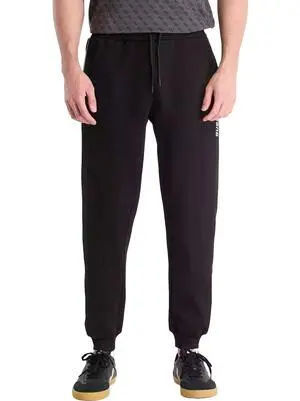 Guess Jogger Side-stripe Track Pants - Black