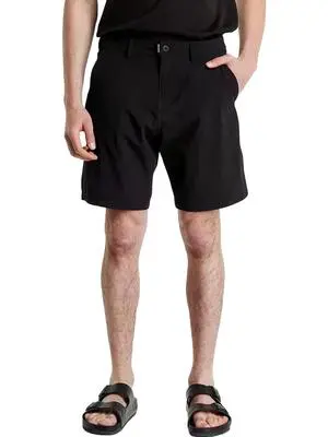 HORSEFEATHERS Cruz Logo-patch Shorts - Black