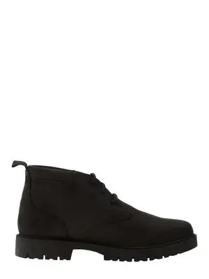 Clarks Berhill Mid Gtx Leather Ankle Boots - Black
