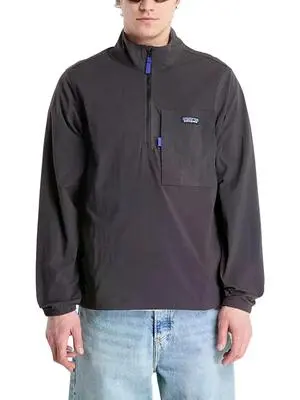 Patagonia Half-zip Jacket With Logo Patch - Blue