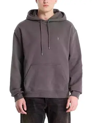 ALLSAINTS Asher Ramskull Hoodie - Grey