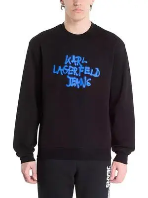 Karl Lagerfeld Logo-print Sweatshirt - Black