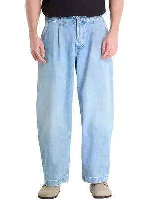 Calvin Klein Pleated Detail Jeans - Blue