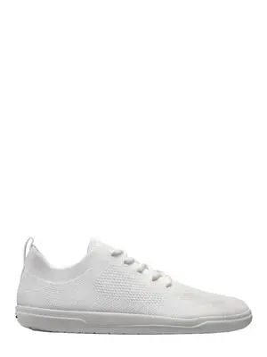 GROUNDIES Knit Lace-up Sneakers - White