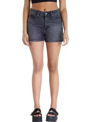 LEEM Carol Denim Shorts - Black