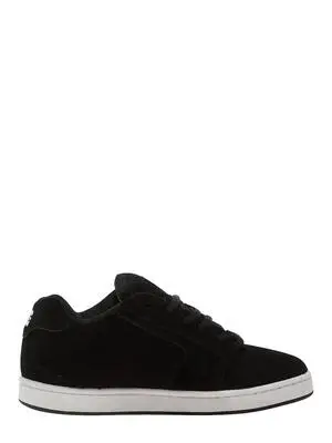 DC SHOES Logo-print Suede Sneakers - Black