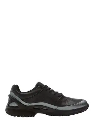 Ecco Biom Energi Perforated Leather Sneakers - Black