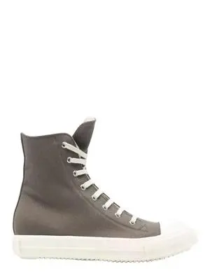 Rick Owens Geobasket High Top Sneakers - Grey