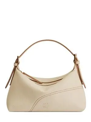 ATP ATELIER Vadena Grained Leather Pouch - Mandorla