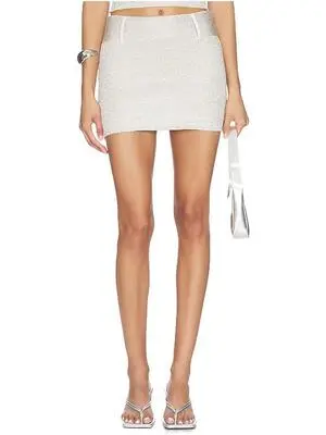 AYA MUSE Avel Mini Skirt - Metallic Silver