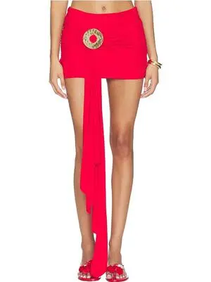 Cult Gaia Freesia Skirt - Red