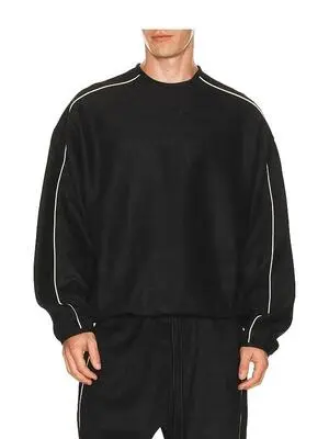 Fear Of God Signature Modern Crewneck Sweatshirt - Black