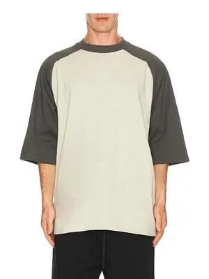 Fear Of God Signature Baseball Tee In . Also - Grey