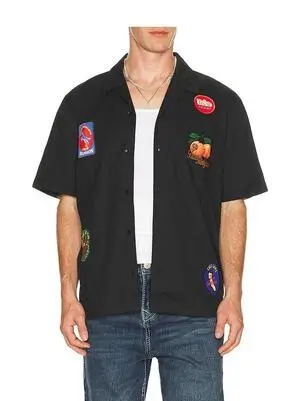 True Religion Camp Collar Shirt In . Also - Black