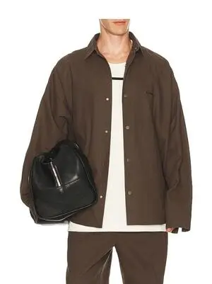 Fear Of God Overshirt In . Also - Brown