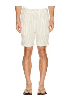 VINTAGE SUMMER Basket Weave Shorts - Brown