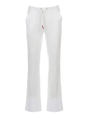 Kiton Drawstring-waistband Trousers - White