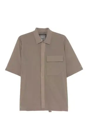 Herno Ripstop-pattern Shirt - Brown