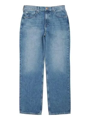 Paige Doheny Relaxed Straight Jeans - Blue