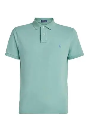 Polo Ralph Lauren Cotton Mesh Slim-fit Polo Shirt Green