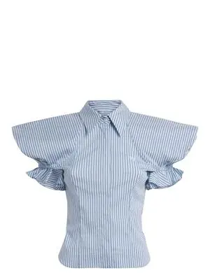 VIVIENNE WESTWOOD Stripe Gexy Shirt - Blue