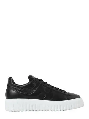 Hogan Hogan Quilted Leather Sneakers Black