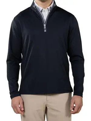 ASHWORTH GOLF Crosby Quarter Zip - Black