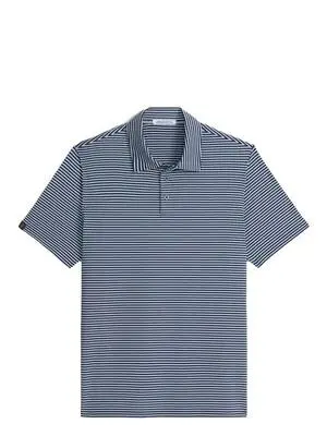 ASHWORTH GOLF Pb Stripe Polo Midnight/blush/seaside