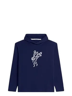 ASHWORTH GOLF Golfman Satin Stitch Hoodie Driver Navy