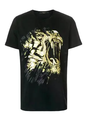 BILLIONAIRE Lion Print T-shirt - Black